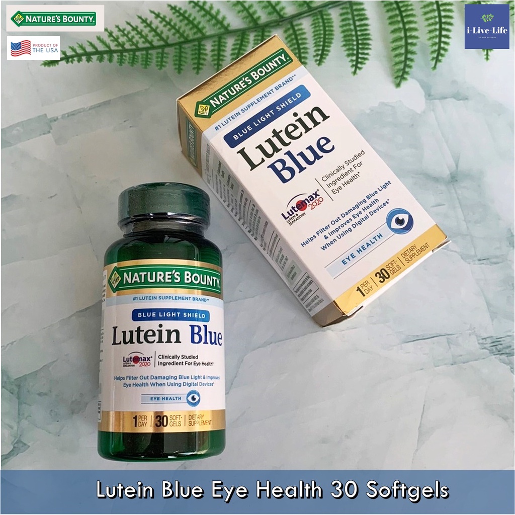 80% OFF Sale!! EXP:04/2024 Nature's Bounty - Lutein Blue Eye Health 30 ...