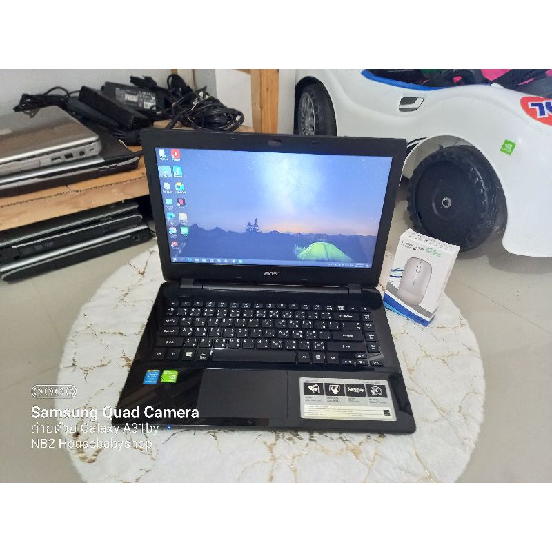 โน๊ตบุ๊คมือ2 Core i5 Gen 5 Ram8gb การ์ดจอแยก 2gb แบตเก็บไฟ รุ่น ACER ...