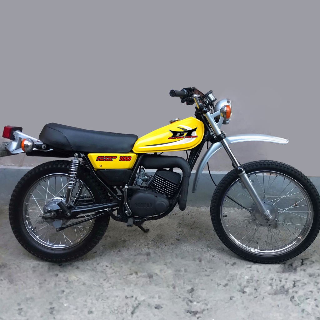 สติ๊กเกอร์รูปลอก Yamaha DT100 รุ่นบราซิล | Shopee Thailand