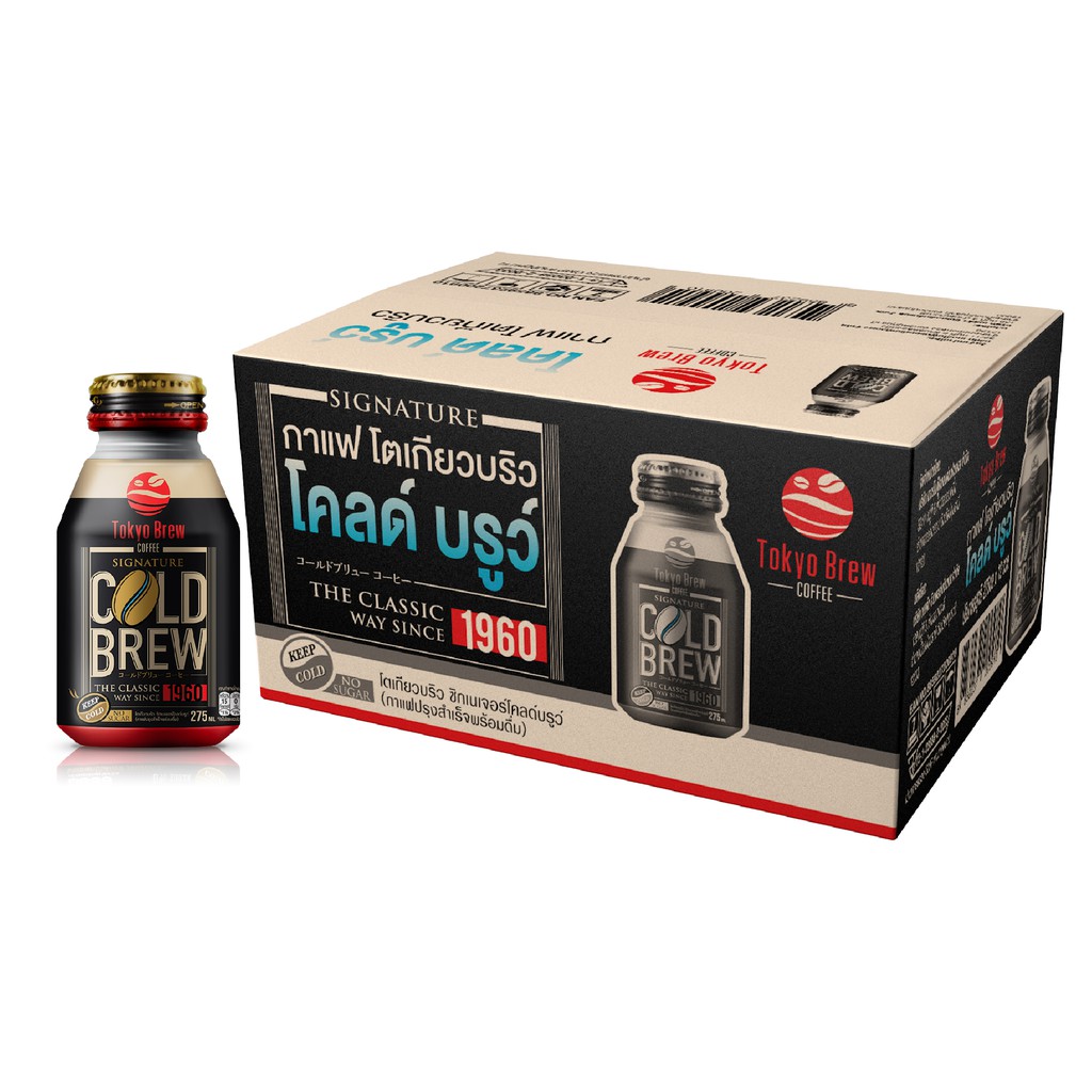 กาแฟ โตเกียวบริว โคลด์บริว 12 ขวด / Tokyo Brew Signature Cold Brew 12 ...