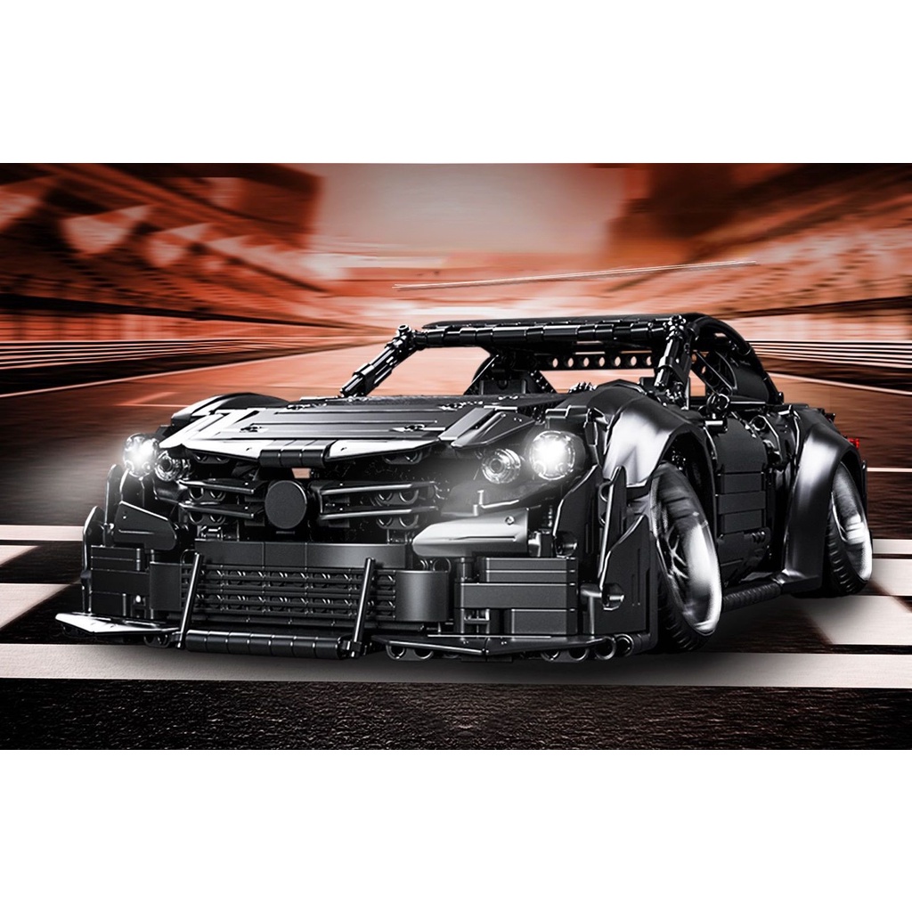 Mytopshop บล็อคตัวต่อรถแข่ง MOC Technic Speed C63 Hella Flush LB ของ ...