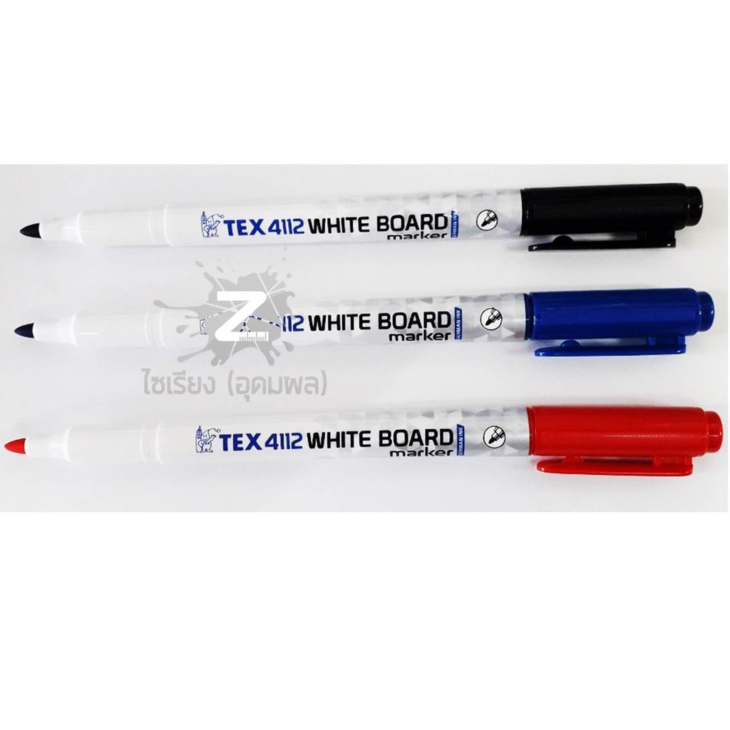ปากกาไวท์บอร์ด หัวเล็ก TEX 4112 White Board Marker 1 ด้าม | Shopee Thailand
