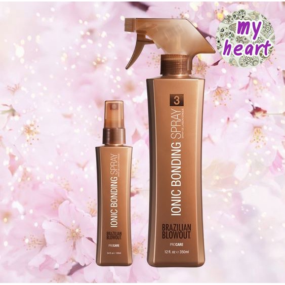 Brazilian Blowout Ionic Bonding Spray 100/350 ml สเปรย์ เพื่อล็อคการทำทรีทเม้นท์บราซิเลี่ยนโบล์เ ...