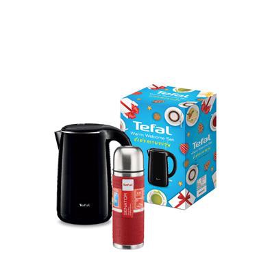 ชุดกาต้มน้ำไฟฟ้าและกระบอกน้ำเก็บอุณหภูมิ TEFAL รุ่น KO2608 | Shopee ...