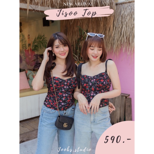JOOBS JISOO TOP 🌺 🌺 | Shopee Thailand