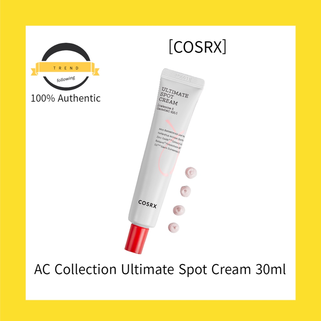 [COSRX] ครีมบํารุงผิวหน้า AC Collection Ultimate Spot 30 มล. | Shopee Thailand