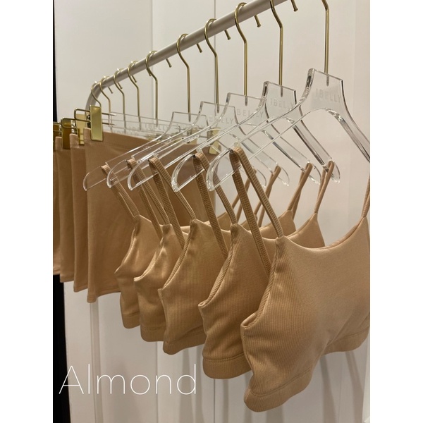 บราไร้โครงผ้าร่อง + กางเกงซับ (ibelly) | Shopee Thailand