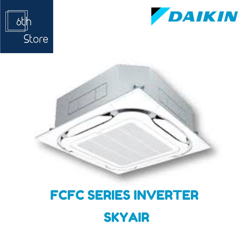 เครื่องปรับอากาศ DAIKIN FCFC SERIES INVERTER แบบฝังฝ้า Cassette FCFC ...