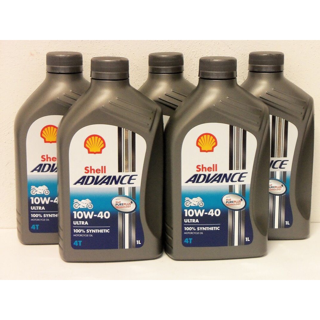 ลดราคา!! Shell Advance Ultra 10W-40 น้ำมันเครื่องสังเคราะห์แท้ 100% 1L ...