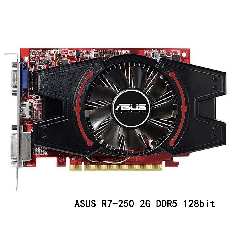 ใช้ ASUS R7 240 250 260X 360 2GB กราฟิกการ์ด NVIDIA กราฟิกการ์ดเกม DDR5 ...