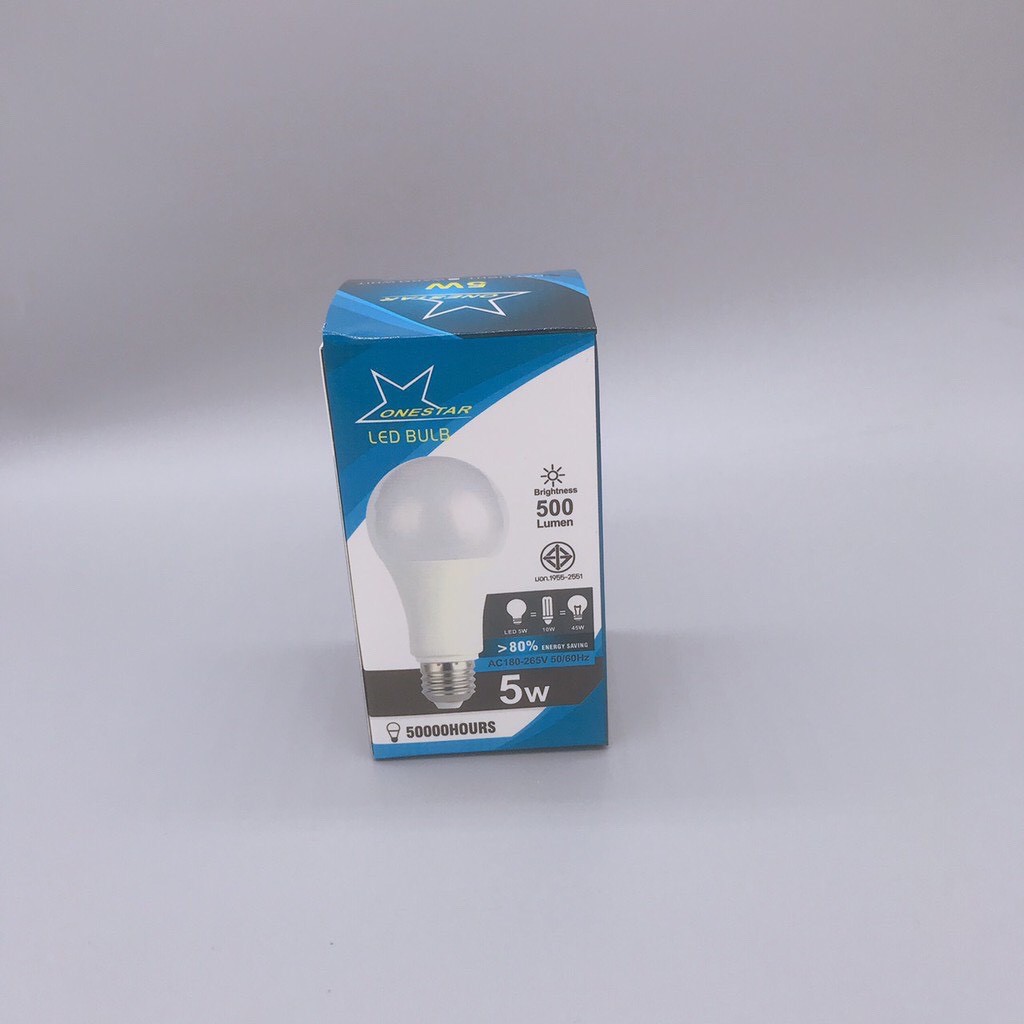 หลอดไฟ หลอดประหยัด หลอไฟ BULB LED ONESTAR | Shopee Thailand