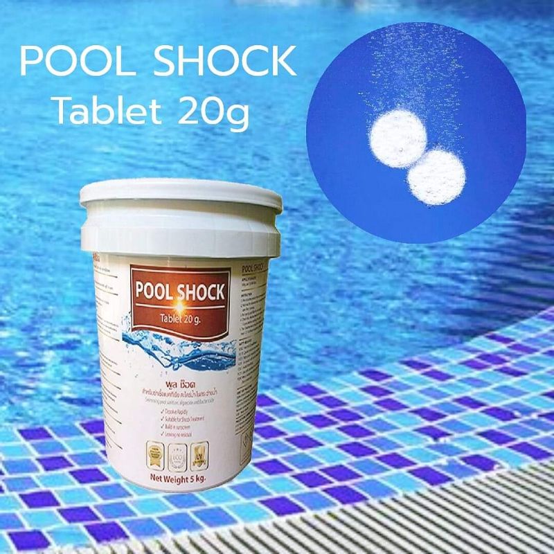 POOL SHOCK Tablet 20g | Shopee Thailand