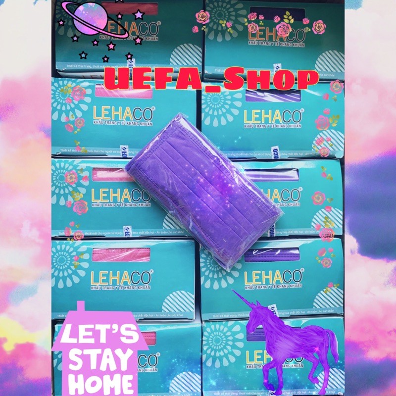 แมส เวียดนาม สีม่วง งานหนาพิเศษ LEHACO | Shopee Thailand