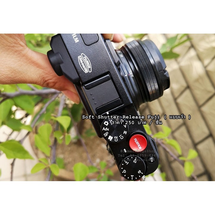 ปุ่มกดชัตเตอร์แบบเกลียว Fuji Leica Soft Shutter Release พร้อมส่ง สีแดง ...