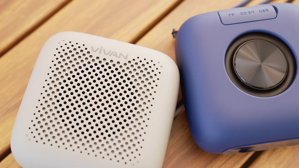 VIVAN ลำโพงบลูทูธ VS1/RF116 Flash Drive Wireless Bluetooth Speaker 5.0 ...