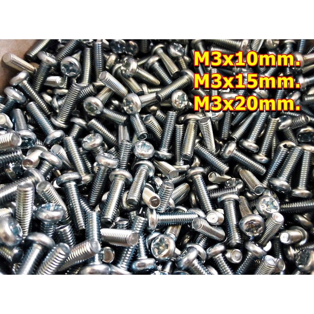 น๊อต M3x10มม,M3x15มม,M3x20มม.,ตัวเมียM3,แหวนรองM3 ยึดบอร์ดไดร์ ...