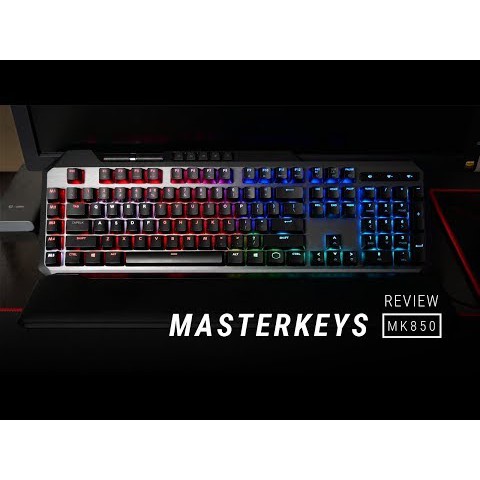 KEYBOARD COOLER MASTER MK850 RGB (RED-SWITCH) (US) | Shopee Thailand