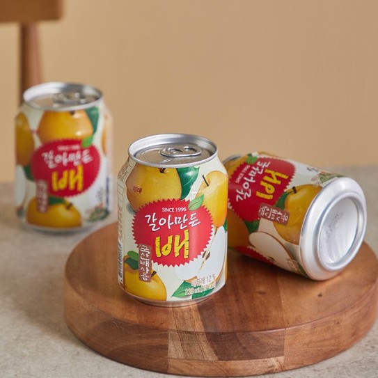 พร้อมส่ง 갈아만든배 น้ำลูกแพร์พร้อมดื่ม Haitai Crushed Korean Pear Juice 238ml | Shopee Thailand