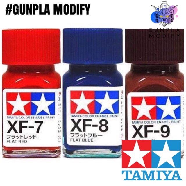 TAMIYA XF7 XF8 XF9 สีสูตรน้ำมัน ชนิดสีด้าน Enamel 10 ml | Shopee Thailand