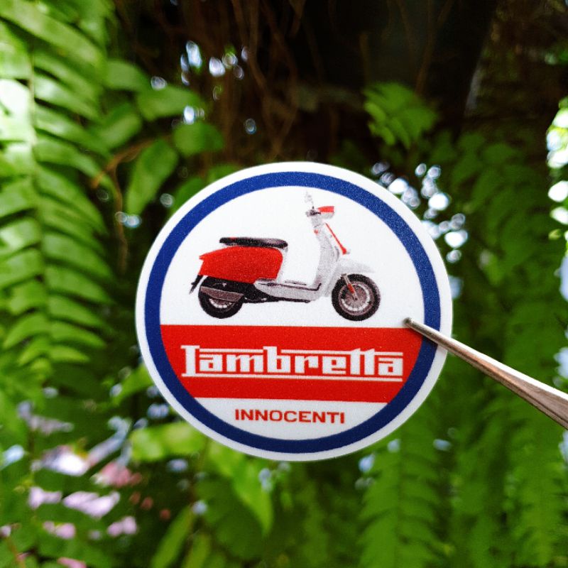 เพิ่มลายใหม่!! Sticker Lambretta สติกเกอร์ Uv กันน้ำ เคลือบด้าน อย่างดี ...