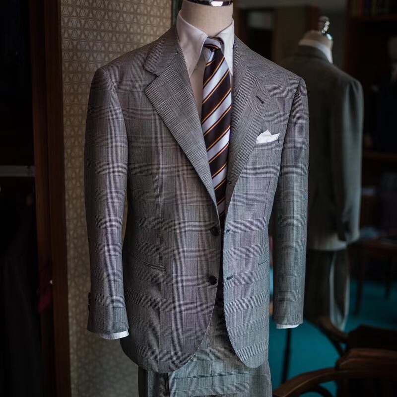 custom man suits clothing fasion suits set for men with plus size ...