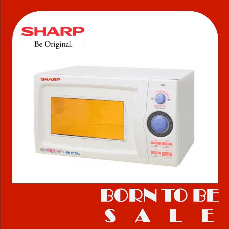 เตาไมโครเวฟ Sharp รุ่น R-280 ความจุ 22 ลิตร | Shopee Thailand