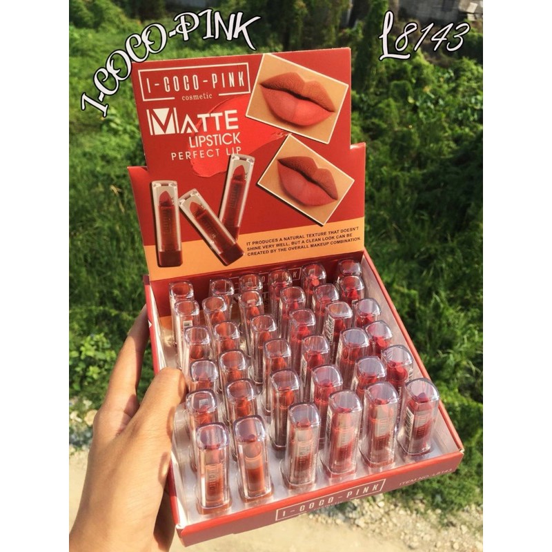 ลิปแท้ icoco pink เซทละ6แท่ง 6สี ซื้อ1เซทได้6แท่ง | Shopee Thailand