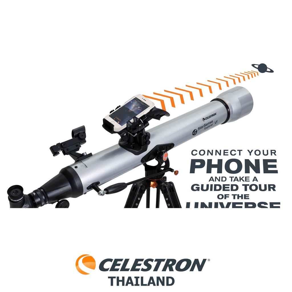 CELESTRON STARSENSE EXPLORER LT 80AZ SMARTPHONE APP REFRACTOR TELESCOPE ...