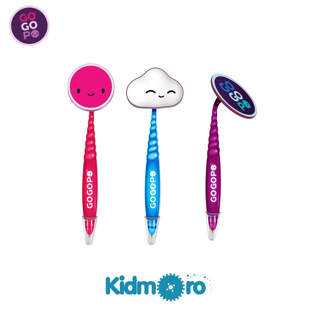 Gogopo Ball Pen พร้อมท็อปเปอร์ Die Cut | Shopee Thailand
