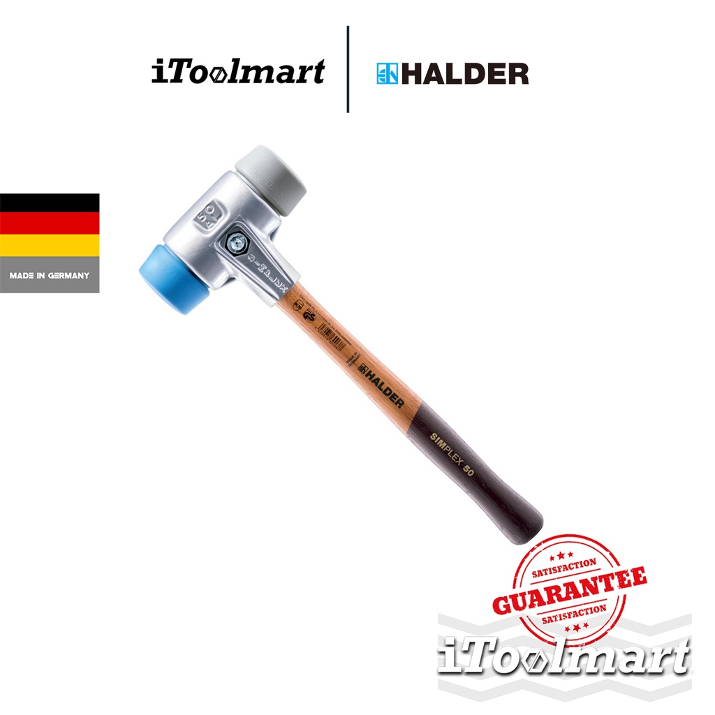 HALDER SIMPLEX 3113.060 ค้อน TPE-soft/TPE-mid 60 มม. | Shopee Thailand