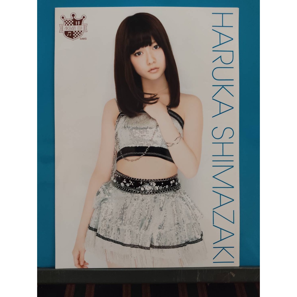 AKB48 Shimazaki Haruka Paruru A4 Size Cafe Photo | Shopee Thailand