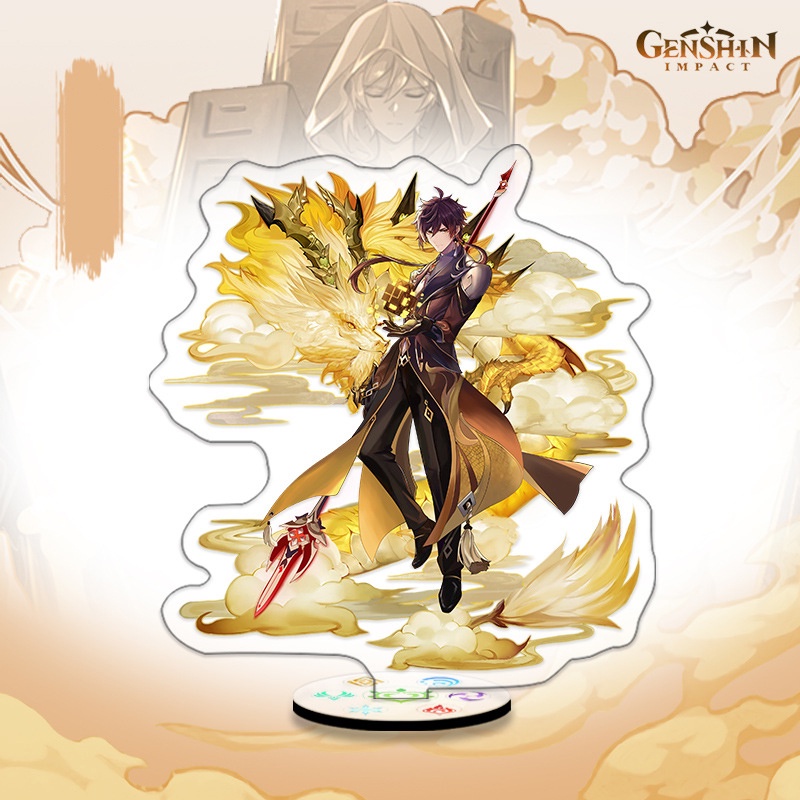 Genshin impact figure Kinich Navia Mualani ขาตั้งอะคริลิค ขาตั้ง Furina ...