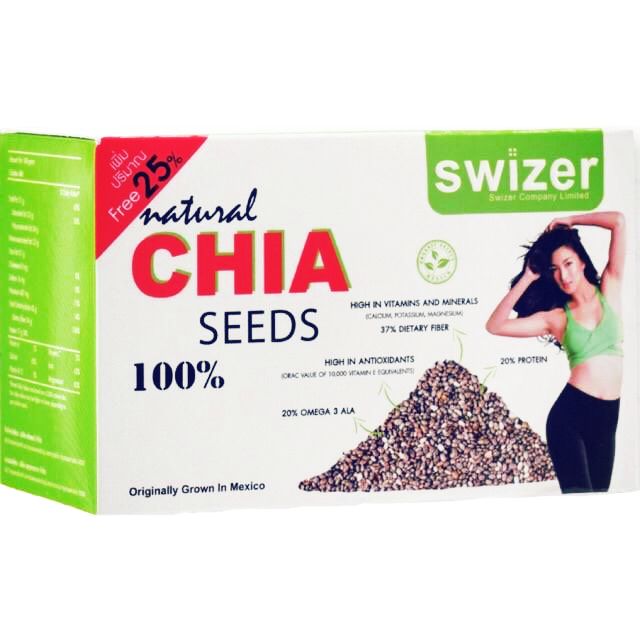 Swizer เมล็ดเจีย 150g. 10ซอง ควบคุมน้ำหนัก | Shopee Thailand