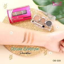 Obuse Eyebrow (OB039) : เขียนคิ้วเนื้อฝุ่น 3 ช่อง obuse | Shopee Thailand