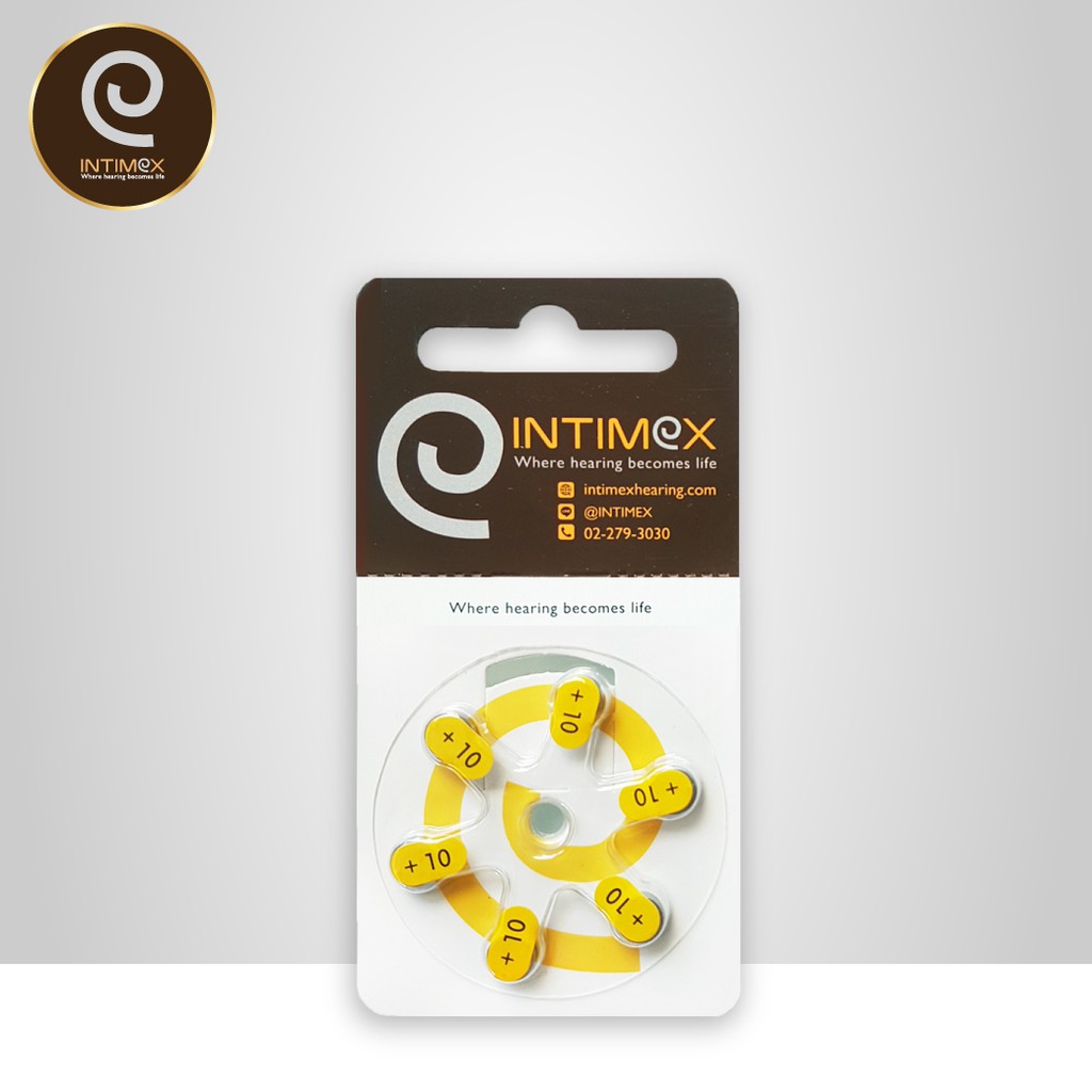 แบตเตอรี่เครื่องช่วยฟัง INTIMEX เบอร์ A10 | Shopee Thailand