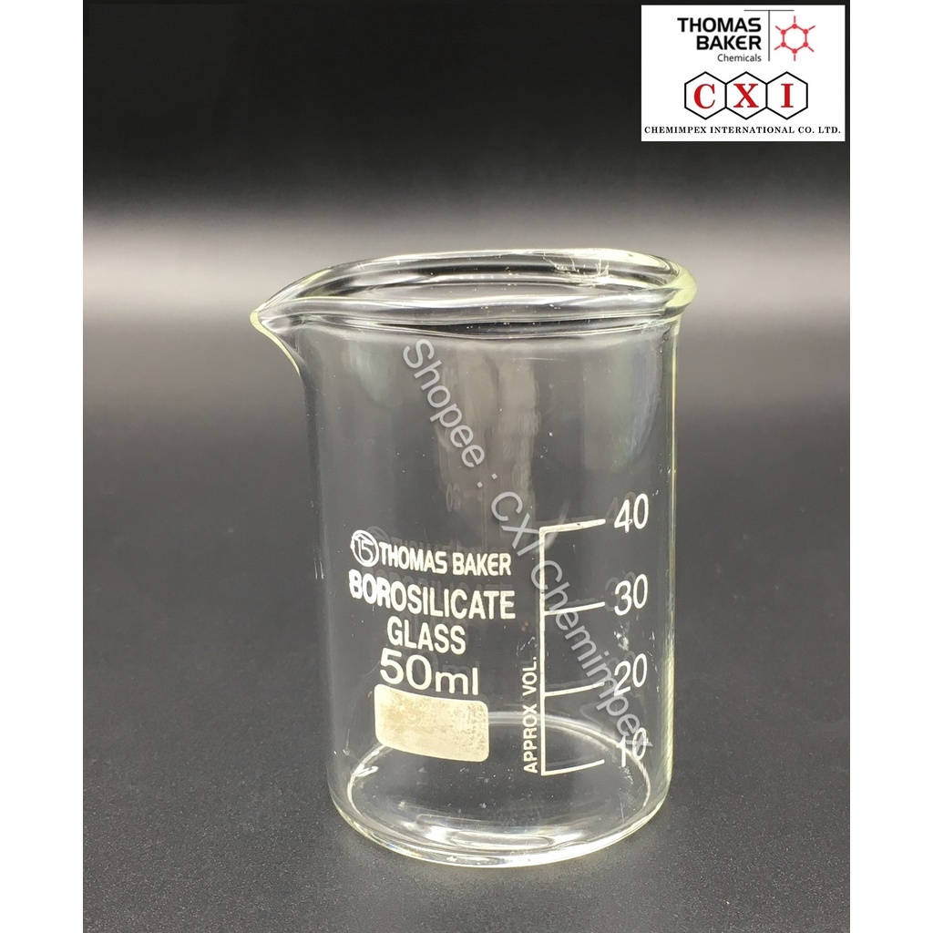 Glass Beaker Low Form Graduated with Spout (Borosilicate) | Shopee Thailand