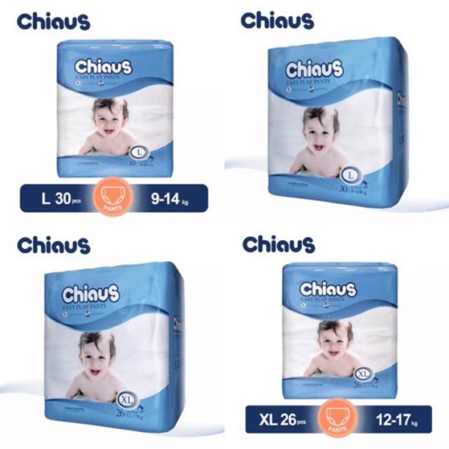 Chiaus ( ชาวส์ ) ผ้าอ้อมสำเร็จรูป ไซส์ L-30ชิ้นและ XL-26ชิ้น | Shopee ...