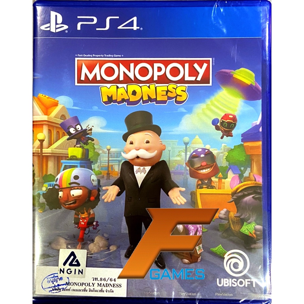 PS4 Monopoly Madness ( Zone3/ASIA )(English) แผ่นเกม ของแท้ มือ1 มือหนึ่ง ของใหม่ ในซีล แผ่น ...