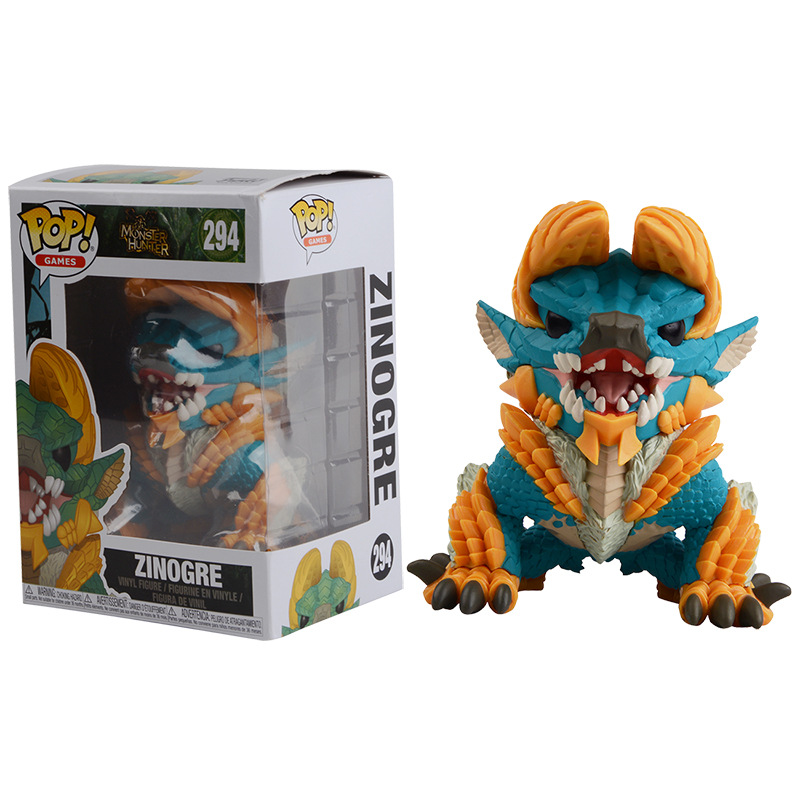 ฟิกเกอร์ Funko Pop Monster Hunter Rathalos Zinogre ของเล่นสําหรับเด็ก ...