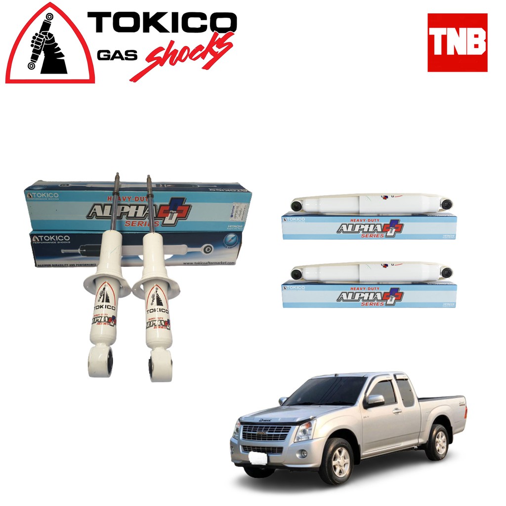 Tokico Alpha Plus โช๊คอัพ isuzu D-Max dmax 4x2 ดีแม็ก (4x2ตัวเตี้ย) ปี 2002-2011 | Shopee Thailand