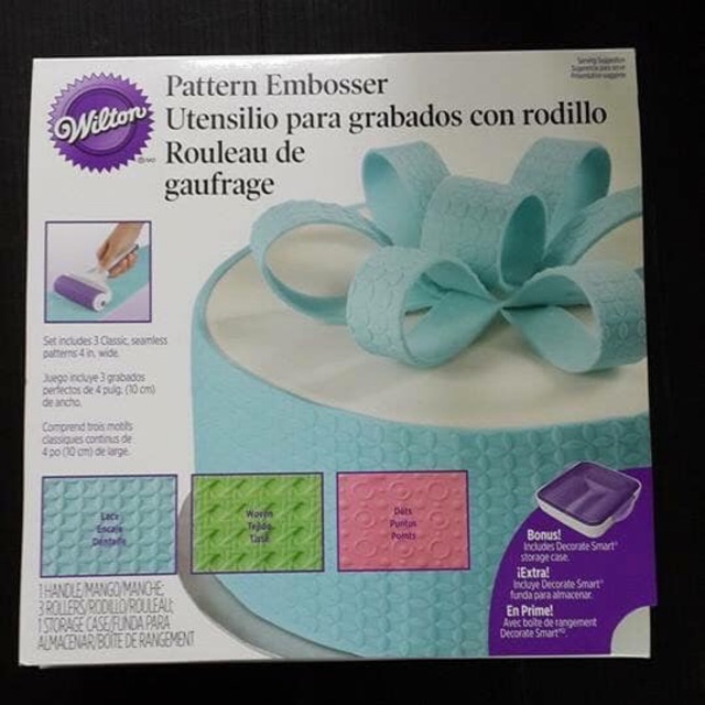Wilton Pattern Embosser อุปกรณ์ทำลายงานน้ำตาล | Shopee Thailand