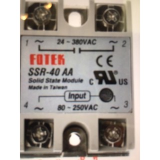Solid State Relay FOTEX SSR-40AA | Shopee Thailand