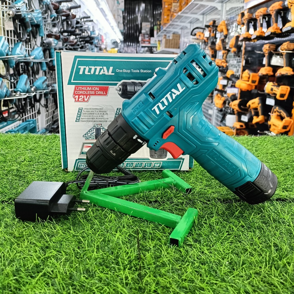 Total ชุดสว่านแบตเตอรี่ไร้สาย 12V. รุ่น TDLI12415 (ปรับซ้าย-ขวา ...