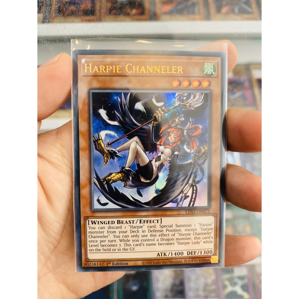 การ์ด YugiOh! รหัส LDS2-EN073 - Harpie Channeler - Ultra Rare - รุ่นที่ 1 | Shopee Thailand