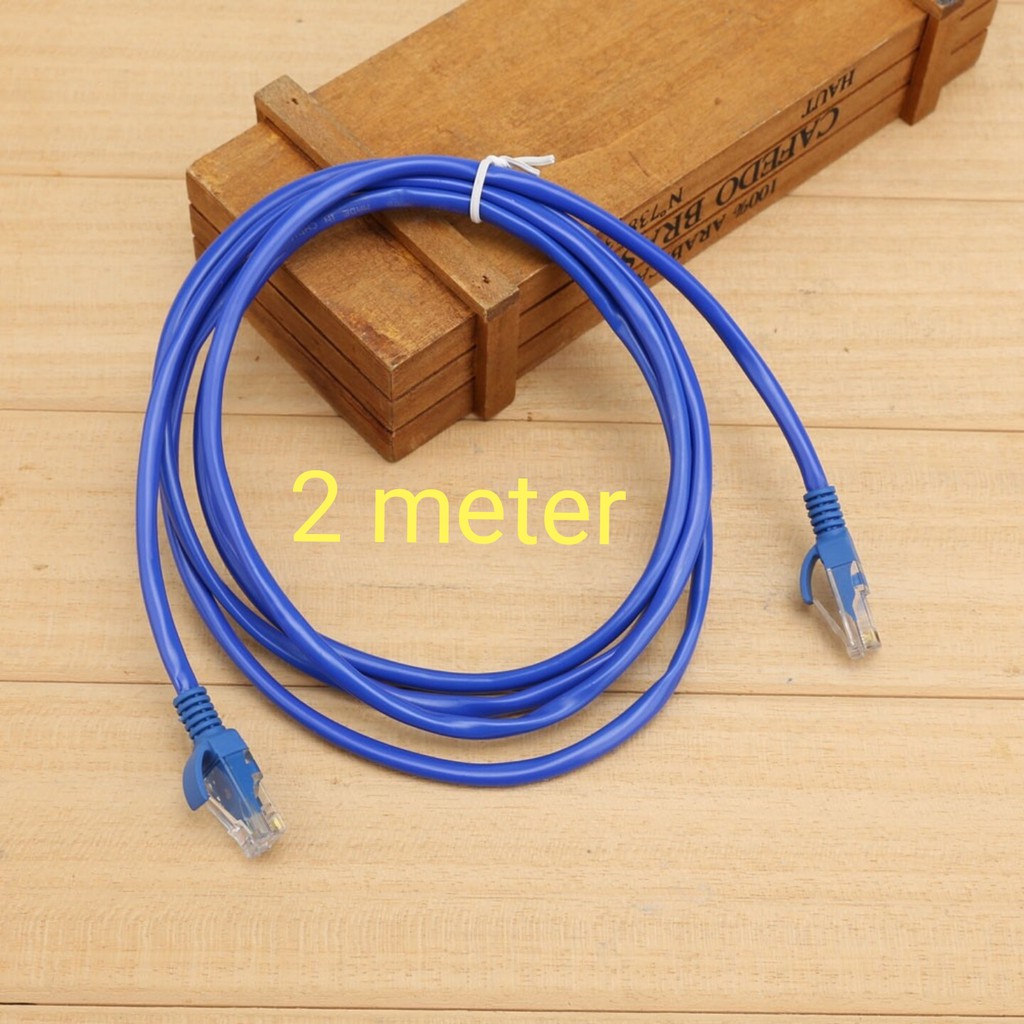 สายแลนสำเร็จรูปพร้อมใช้งาน ยาว 2 เมตร UTP Cable Cat5e 2M(Blue) | Shopee Thailand