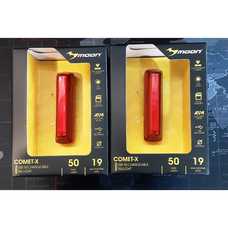 ไฟท้าย Moon รุ่นCometX ของแท้รับประกันศูนย์ไทย 1ปี | Shopee Thailand