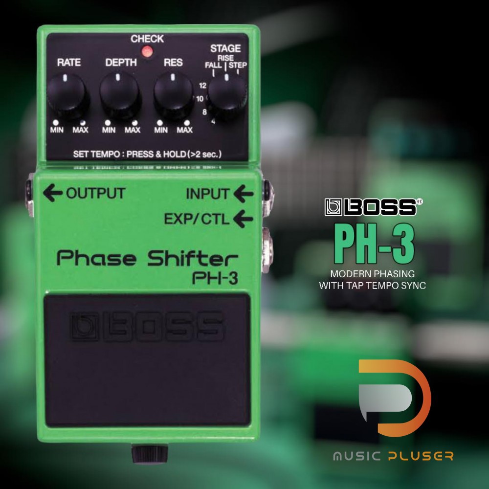 Boss PH-3 Phase Shifter เอฟเฟคกีต้าร์ MODERN PHASING WITH TAP TEMPO ...
