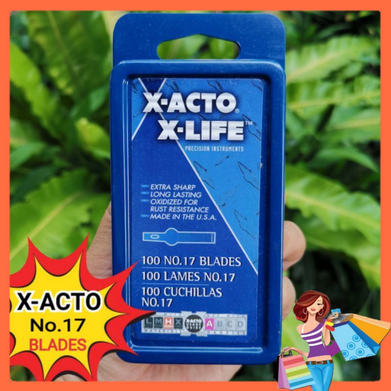 X-ACTO #17 Bulk Pack Blades for X-Acto Knives (100/Box) | Shopee Thailand