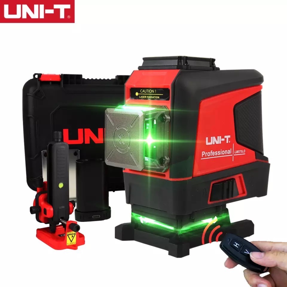 UNI-T LM576LD เครื่องวัดระดับเลเซอร์ Laser Leveler 3D 16เส้น เลเซอร์สีเขียว มาพร้อมขาตั้ง ของแท้ ...