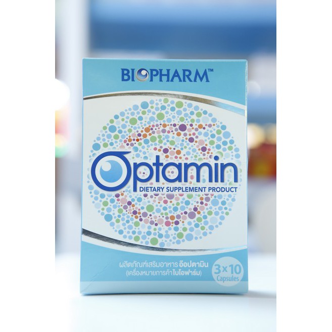 Biopharm Optamin อ๊อปตามิน 30 Capsules บำรุงสายตา (03222) | Shopee Thailand